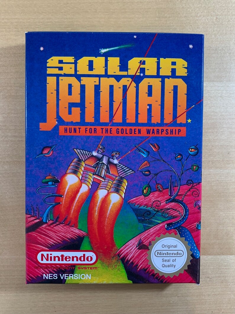 NES Replacement Box Solar Jetman NO GAME Included - Etsy