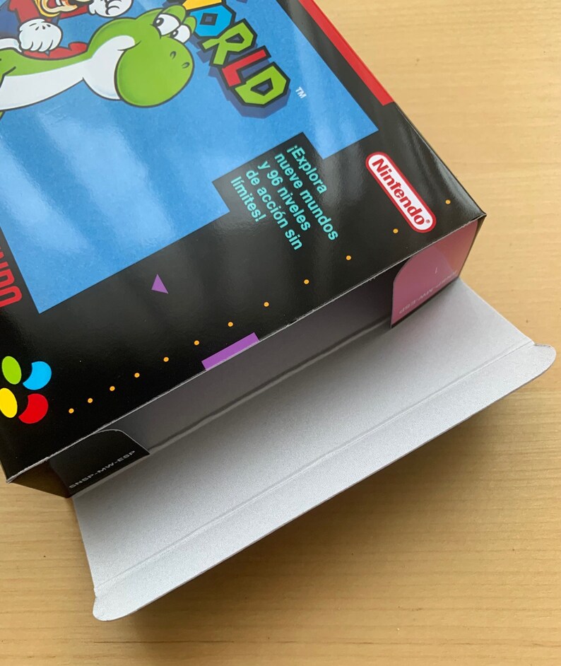 SNES Replacement Box & Tray Super Mario World NO GAME - Etsy