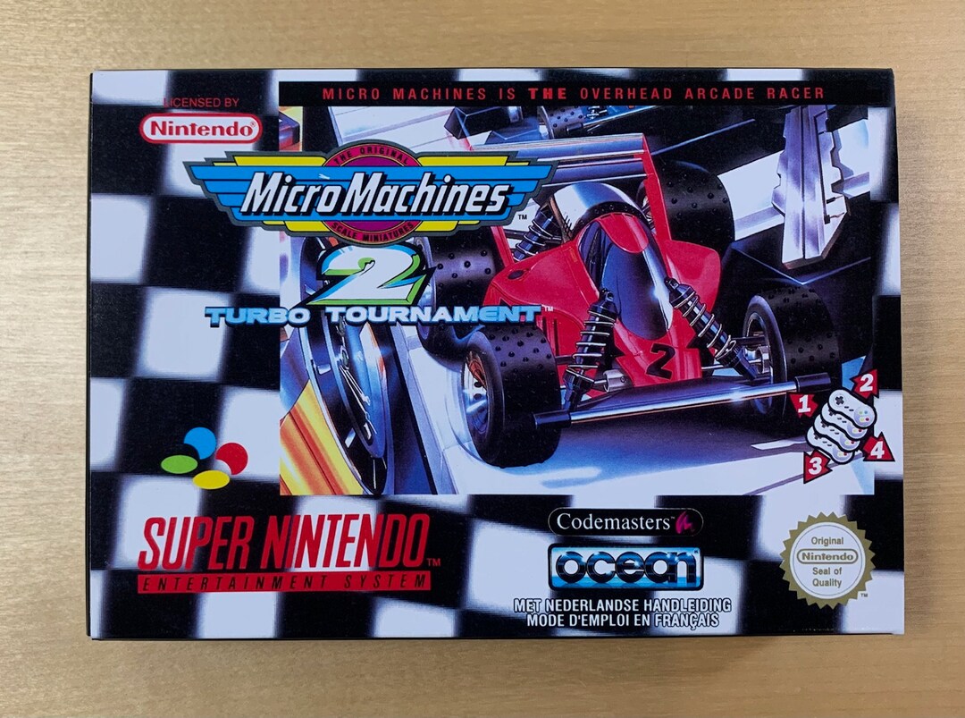 SNES Replacement Box & Tray Micromachines 2 Pal Fah NO GAME Included - Etsy