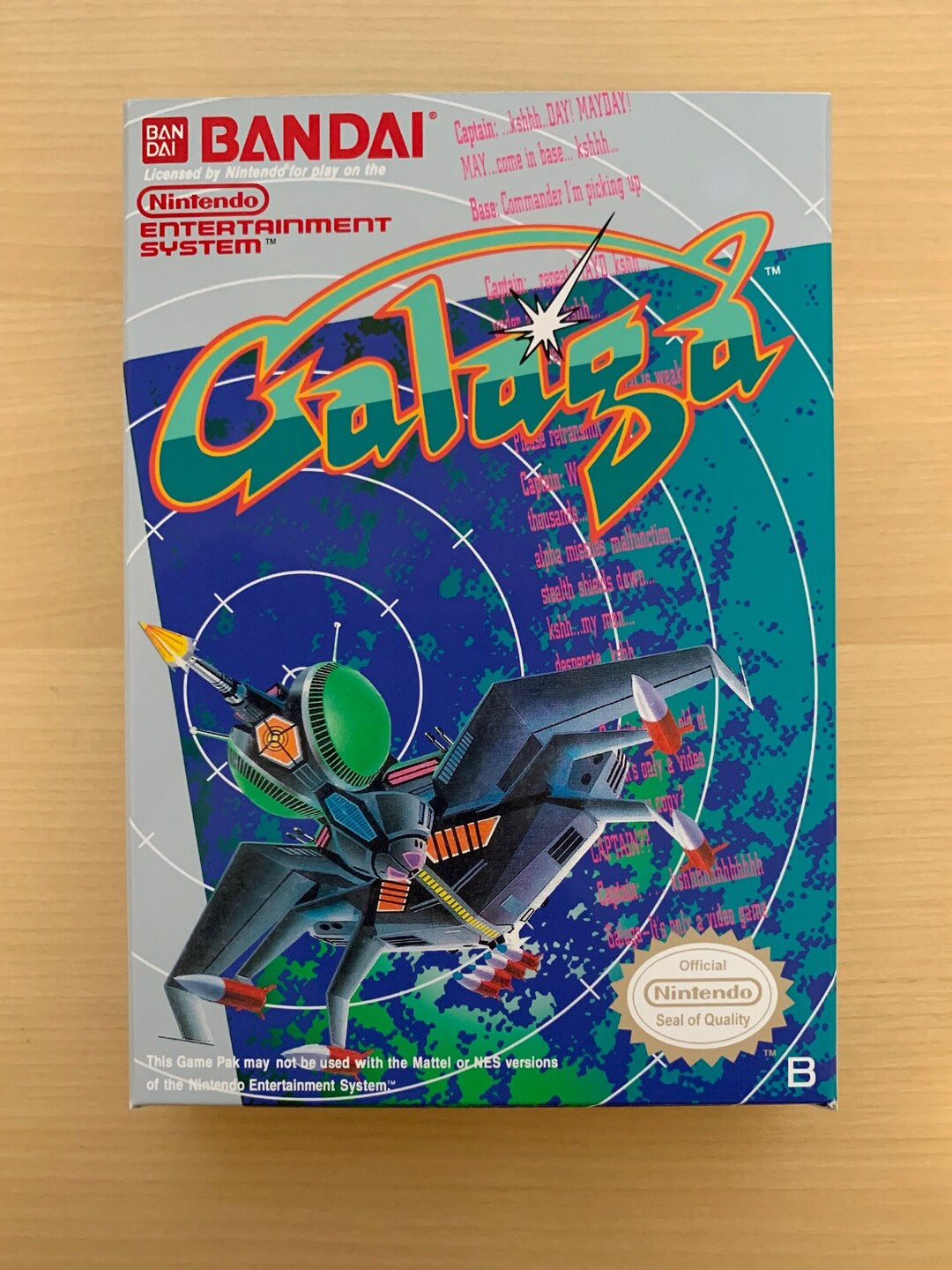 NES Replacement Box Galaga NO GAME Included - Etsy