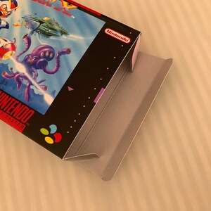 SNES Replacement Box & Tray Megaman X Pal Esp NO GAME Included - Etsy
