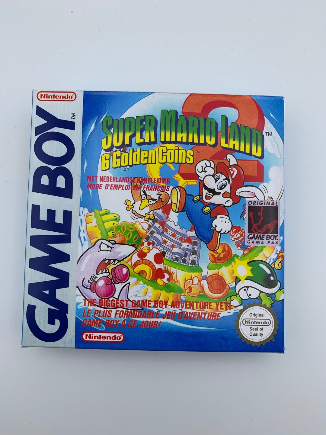 GB Replacement Box & Tray Super Mario Land 2 PAL FAH No Game Included ...
