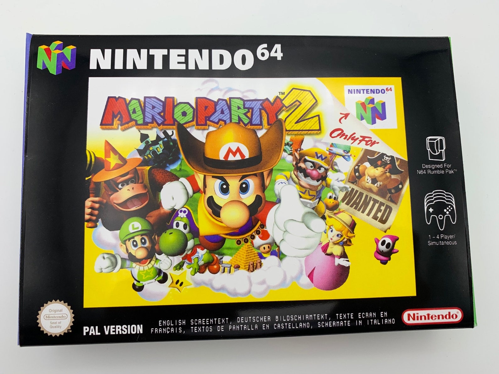 N64 Replacement Box & Tray Mario Party 2 NO GAME Included - Etsy