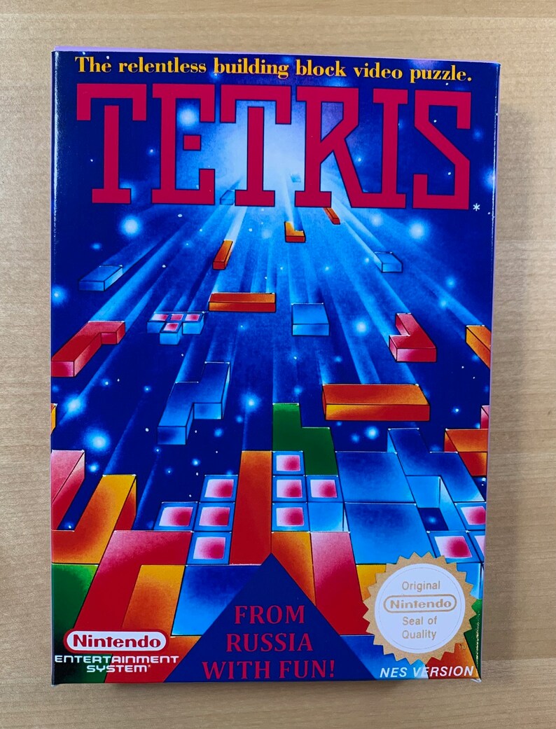 NES Replacement Box Tetris NO GAME Included - Etsy