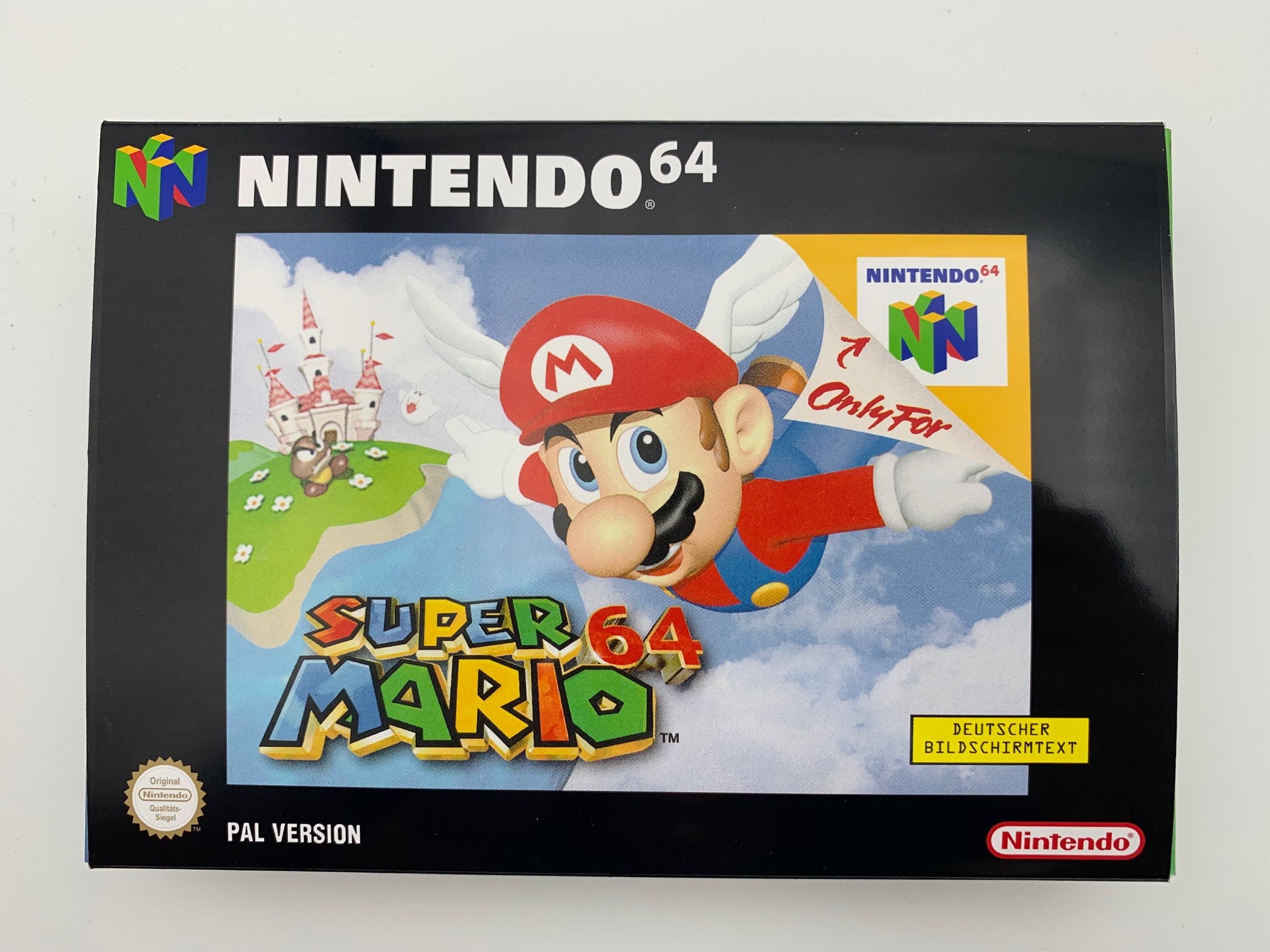 N64 Replacement Box & Tray Super Mario 64 NO GAME Included - Etsy