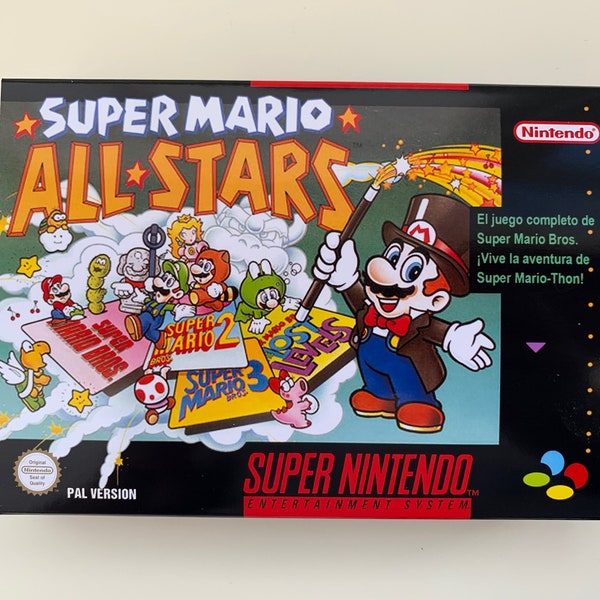 Super Mario All Stars Box - Etsy