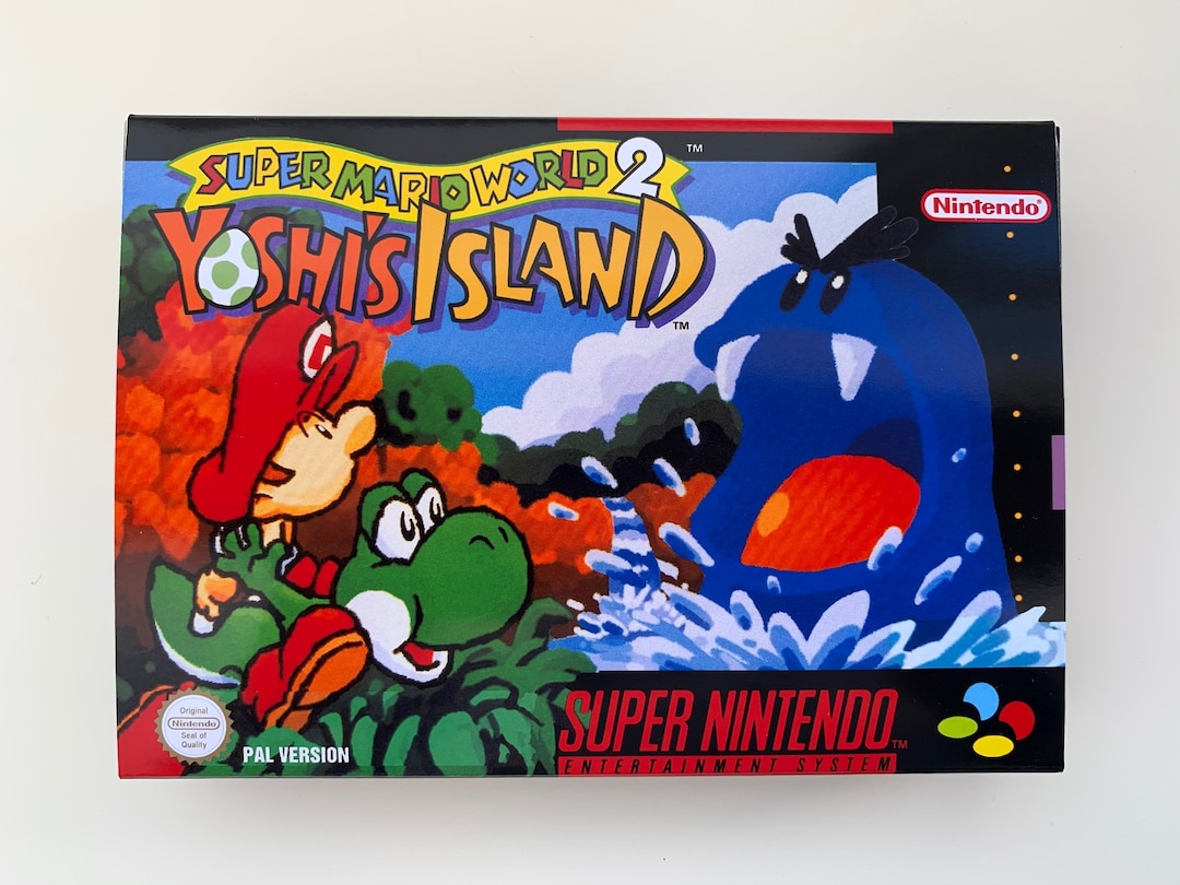 Caja Y Bandeja De Repuesto Snes Yoshi's Island Pal Esp NO Incluye JUEGO ...
