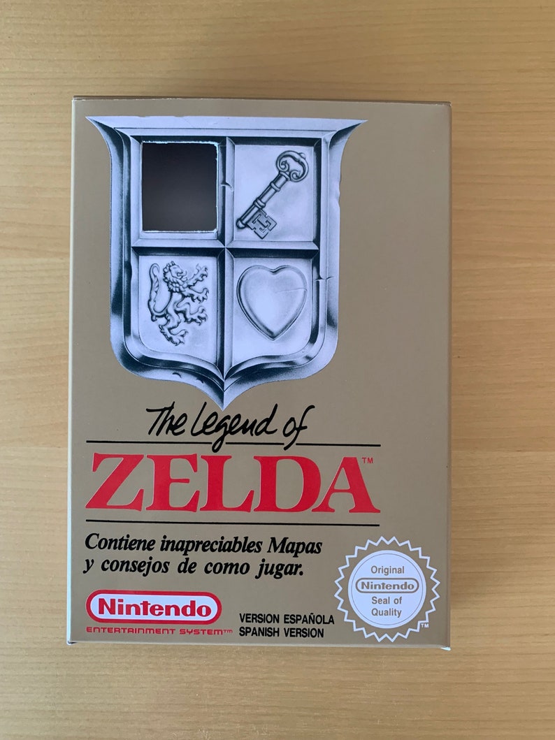Nes Replacement Box the Legend of Zelda NO GAME Included - Etsy