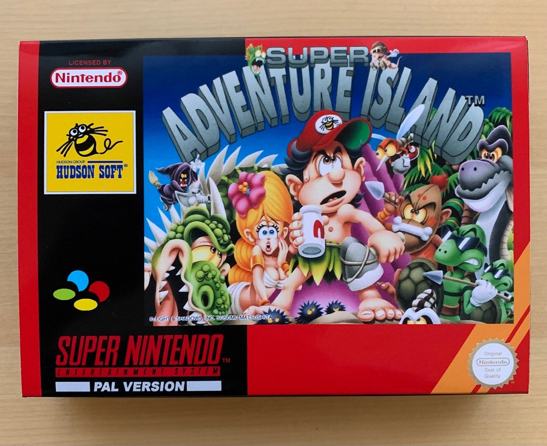 SNES Replacement Box & Tray Super Adventure Island NO GAME - Etsy