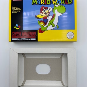 SNES Replacement Box & Tray Super Mario World NO GAME Included - Etsy