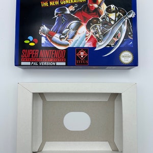 SNES Replacement Box & Tray Ninja Warriors Pal Eur NO GAME Included - Etsy