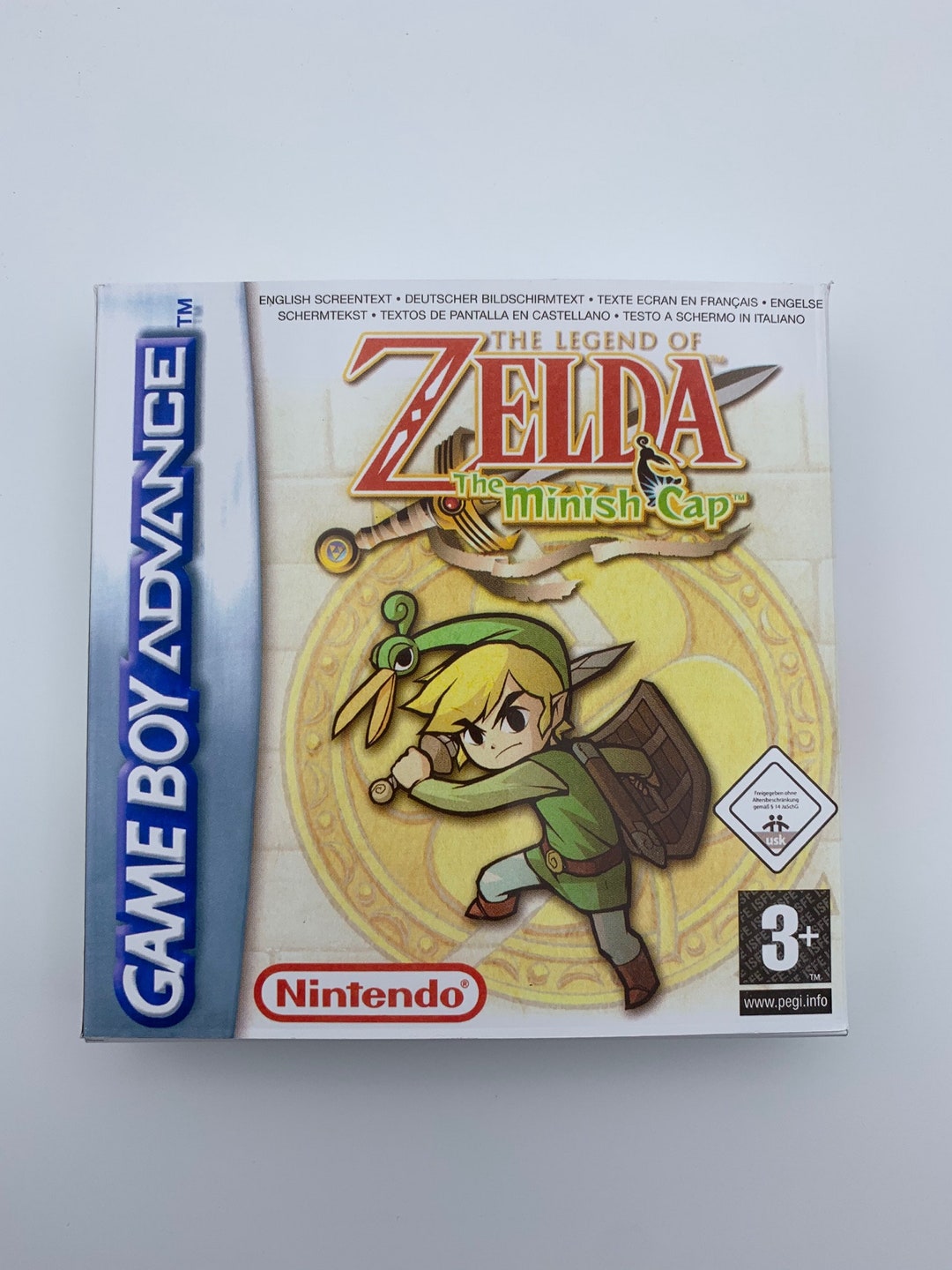 GBA Replacement Box & Tray the Legend of Zelda the Minish Cap Pal Eur ...
