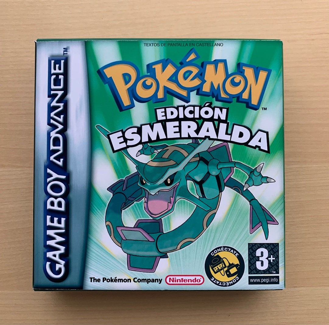 GBA Replacement Box & Tray Pokemon Edicion Esmeranda Pal Esp No Game ...