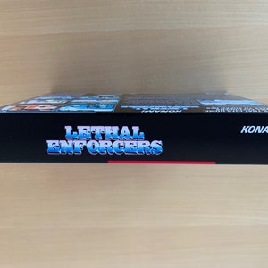 SNES Replacement Box & Tray Lethal Enforcers Ntsc Usa NO GAME Included ...
