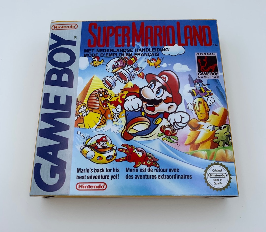GB Replacement Box & Tray Super Mario Land PAL FAH No Game Included - Etsy