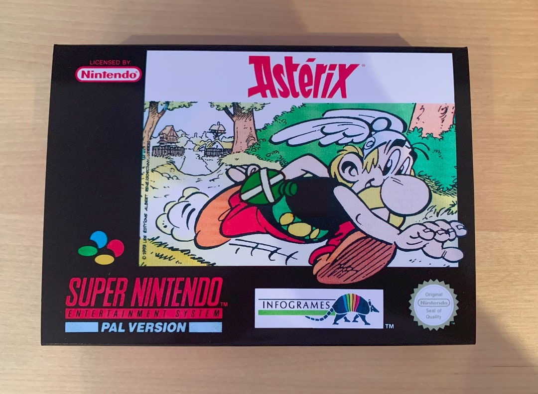 SNES Replacement Box & Tray Asterix Pal Esp NO GAME Included - Etsy