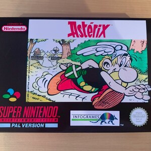 SNES Replacement Box & Tray Asterix Pal Esp NO GAME Included - Etsy