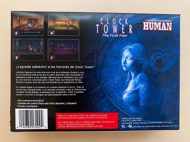 SNES Replacement Box & Tray Clock Tower NO GAME Included - Etsy