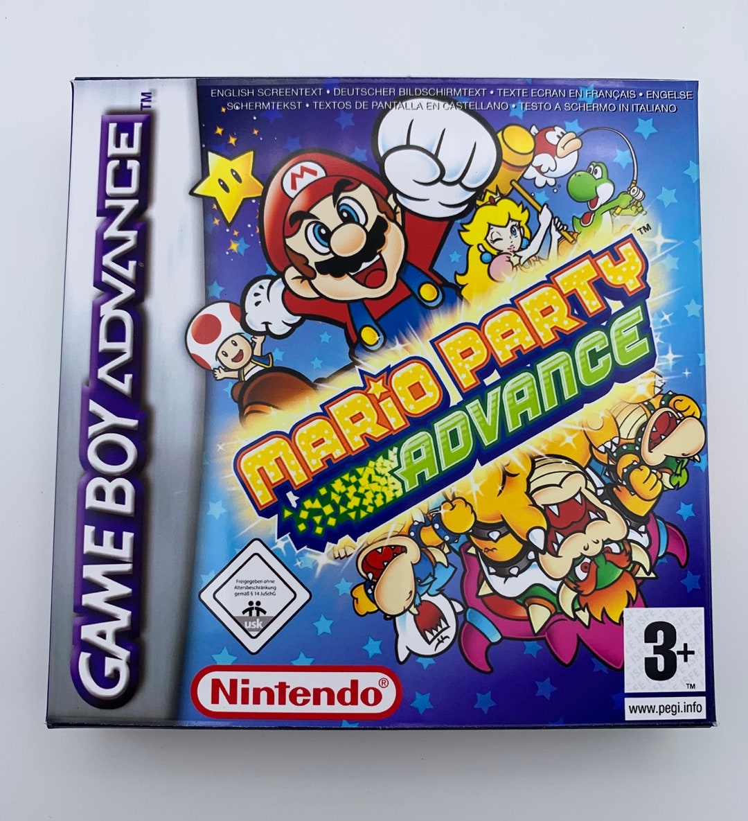 GBA Replacement Box & Tray Mario Party Advance Pal Eur No Game Included ...
