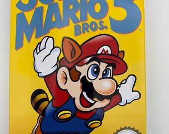 NES Super Mario Bros 3 Replacement Game Cartridge Label Decal Glossy ...