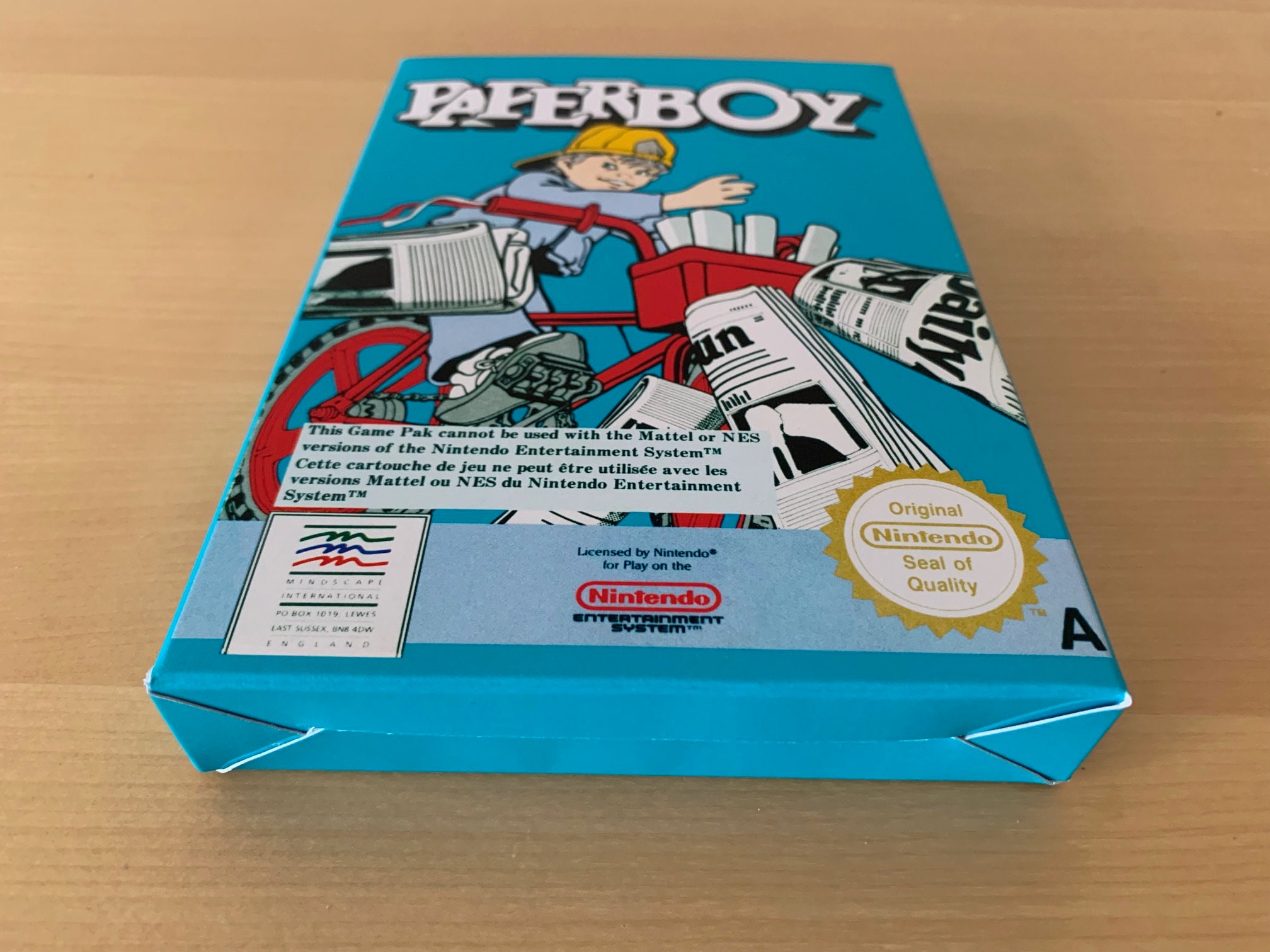NES Replacement Box Paperboy NO GAME Included - Etsy