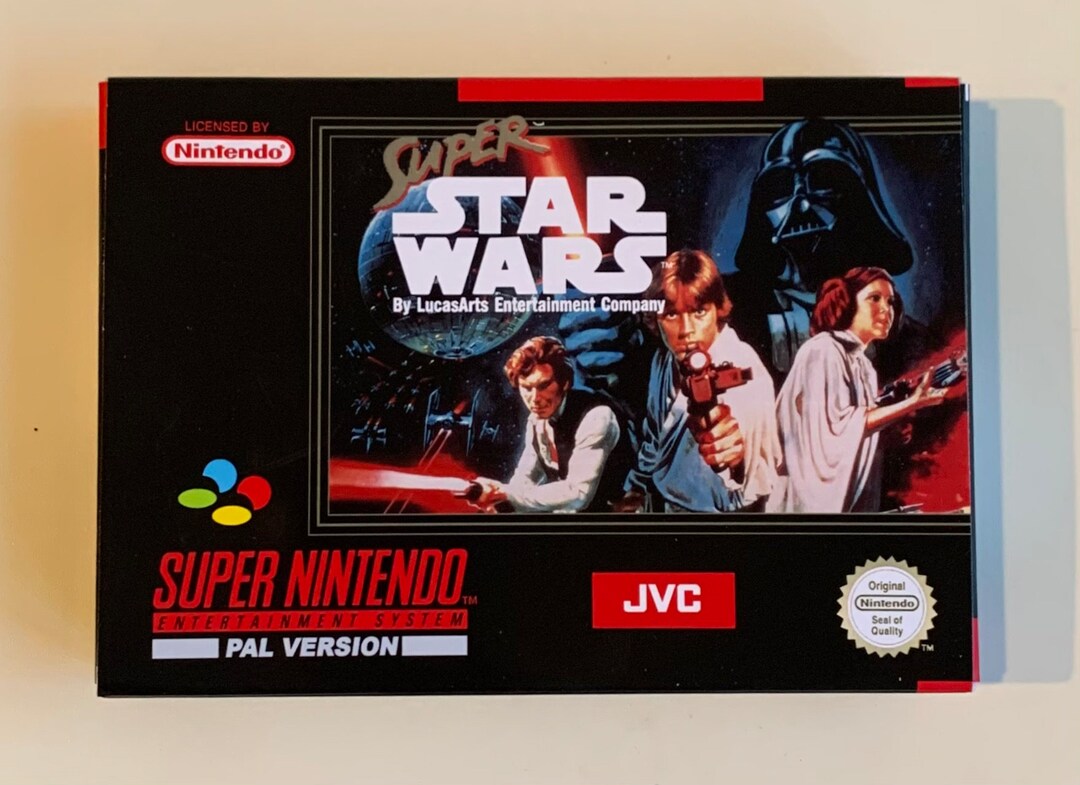Snes Replacement Box & Tray Super Star Wars Pal Esp NO GAME Included - Etsy