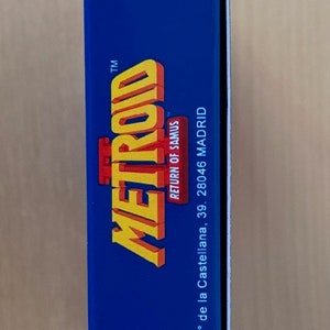 GB Replacement Box & Tray Metroid 2 PAL ESP No Game Included - Etsy