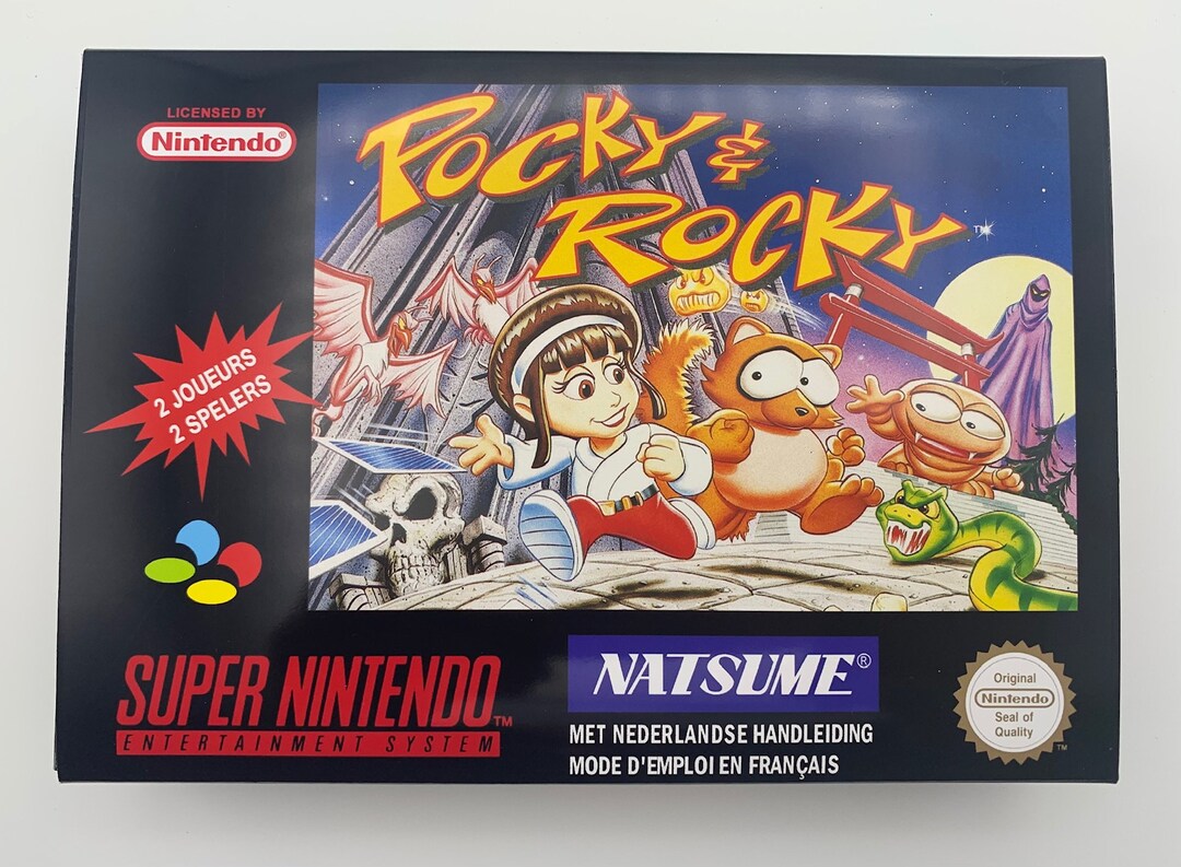 SNES Replacement Box & Tray Pocky Rocky NO GAME Included - Etsy