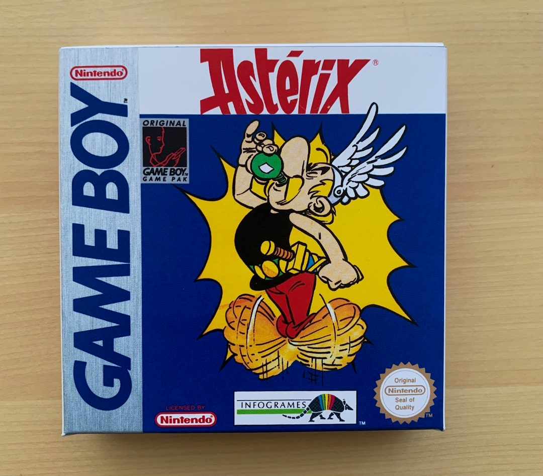GB Replacement Box & Tray Asterix NO GAME Included - Etsy