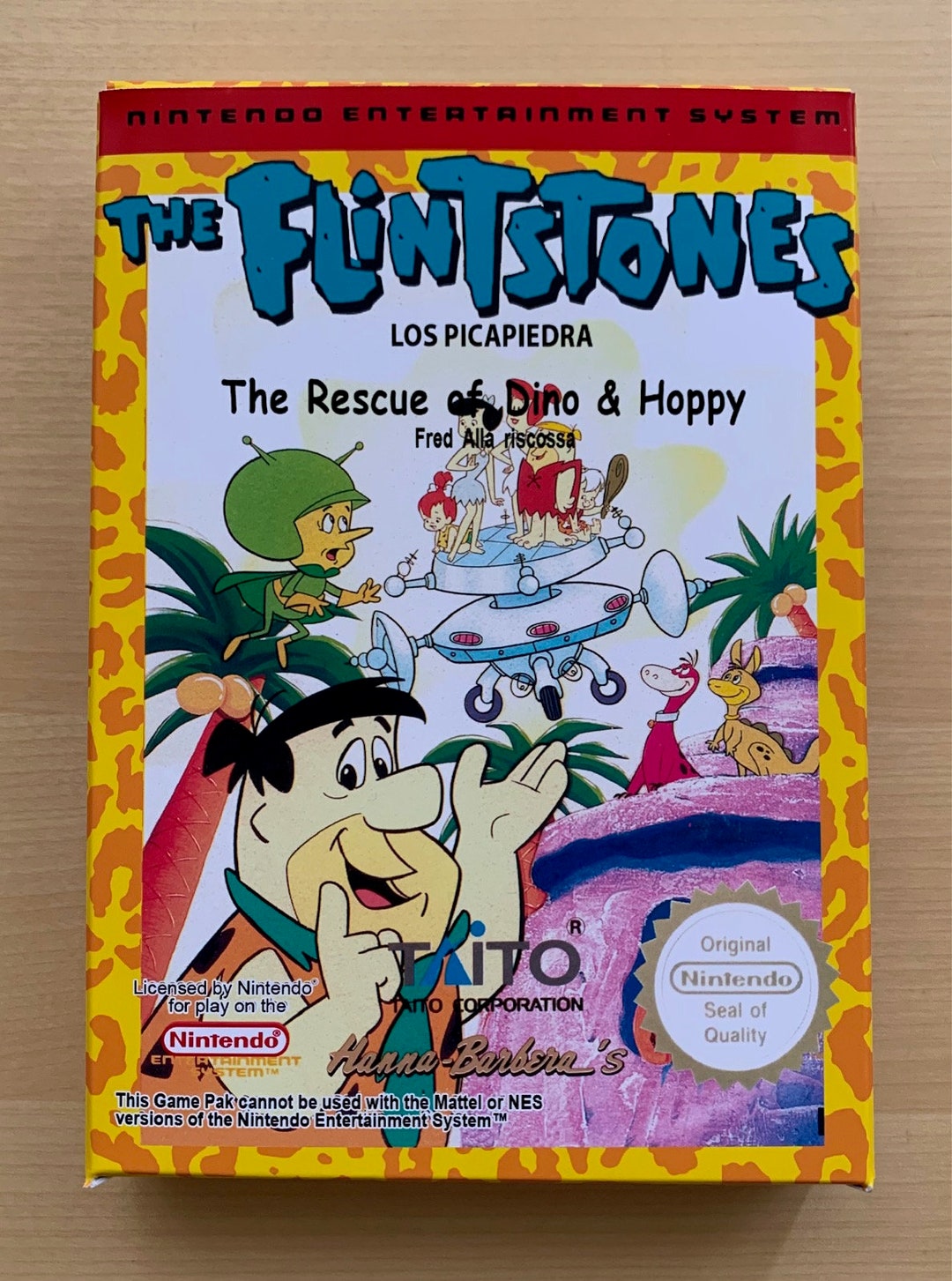 NES Replacement Box the Flintstones NO GAME Included - Etsy