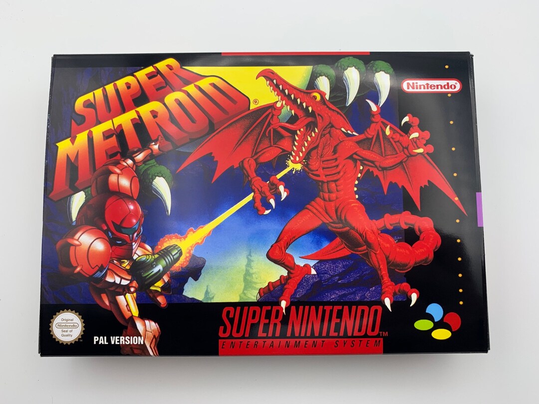 SNES Replacement Box & Tray Super Metroid Pal Esp NO GAME Included - Etsy