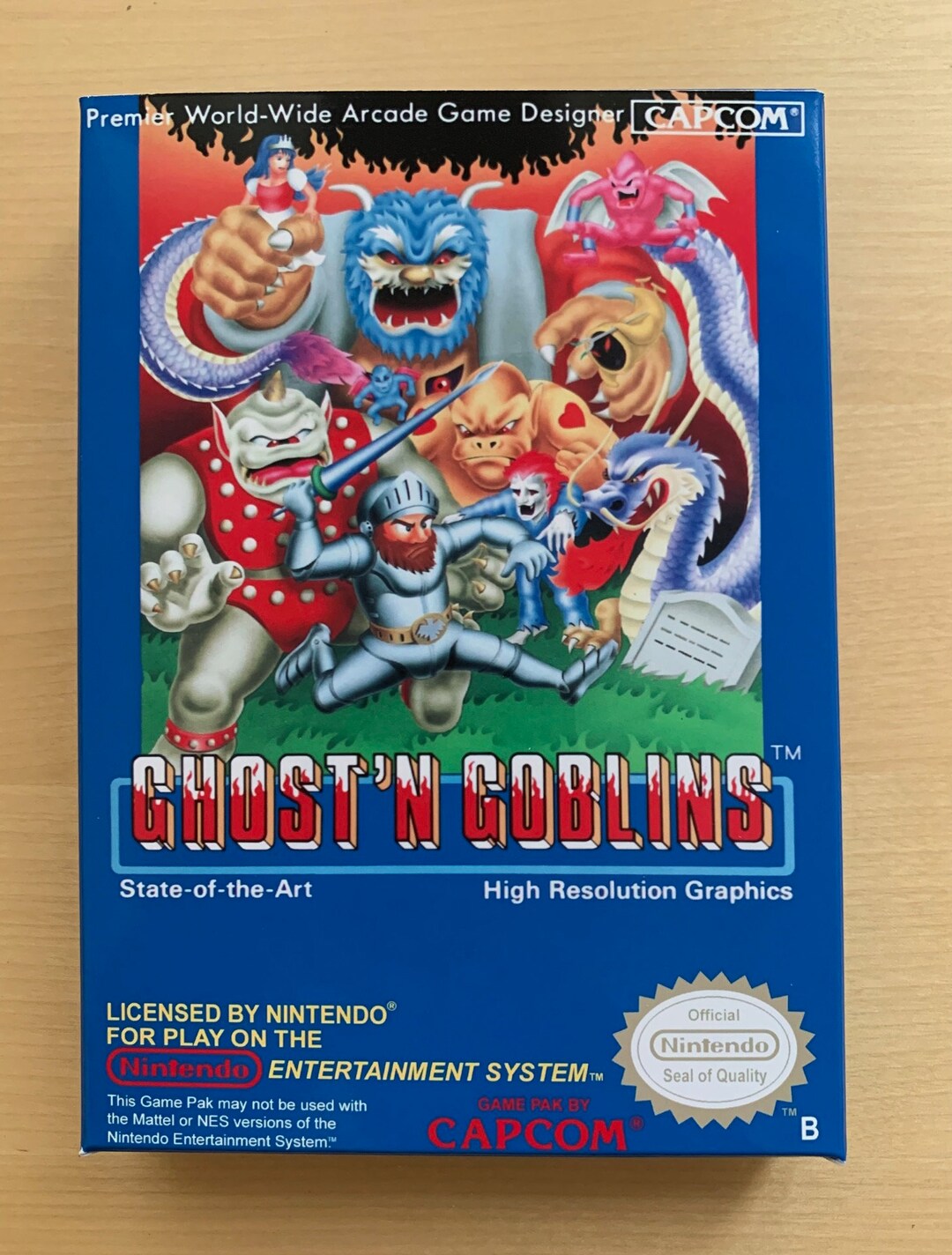 NES Replacement Box Ghost'n Goblins NO GAME Included - Etsy