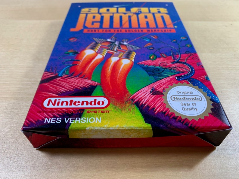 NES Replacement Box Solar Jetman NO GAME Included - Etsy