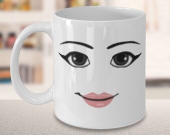 Roblox Gift - Roblox Man Mug, Roblox Guy Mug, Roblox Face, Roblox Block ...