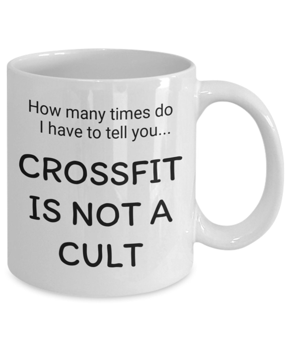 Crossfit Coffee Mug, Crossfit Joke Coffee Mug, Funny Crossfit, Crossfit ...