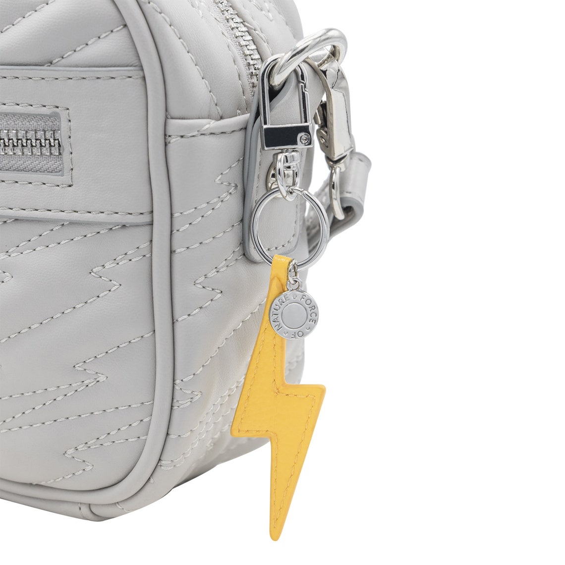 Lightning Bolt Keychain, Faux Leather Keychain, Force of Nature, Charm ...