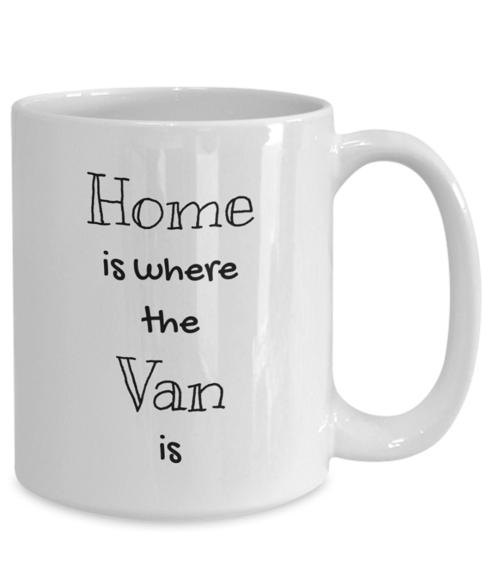 Van Life Mug, Road Trip Mug, Van Coffee Mug, Cross Country Travel Mug ...