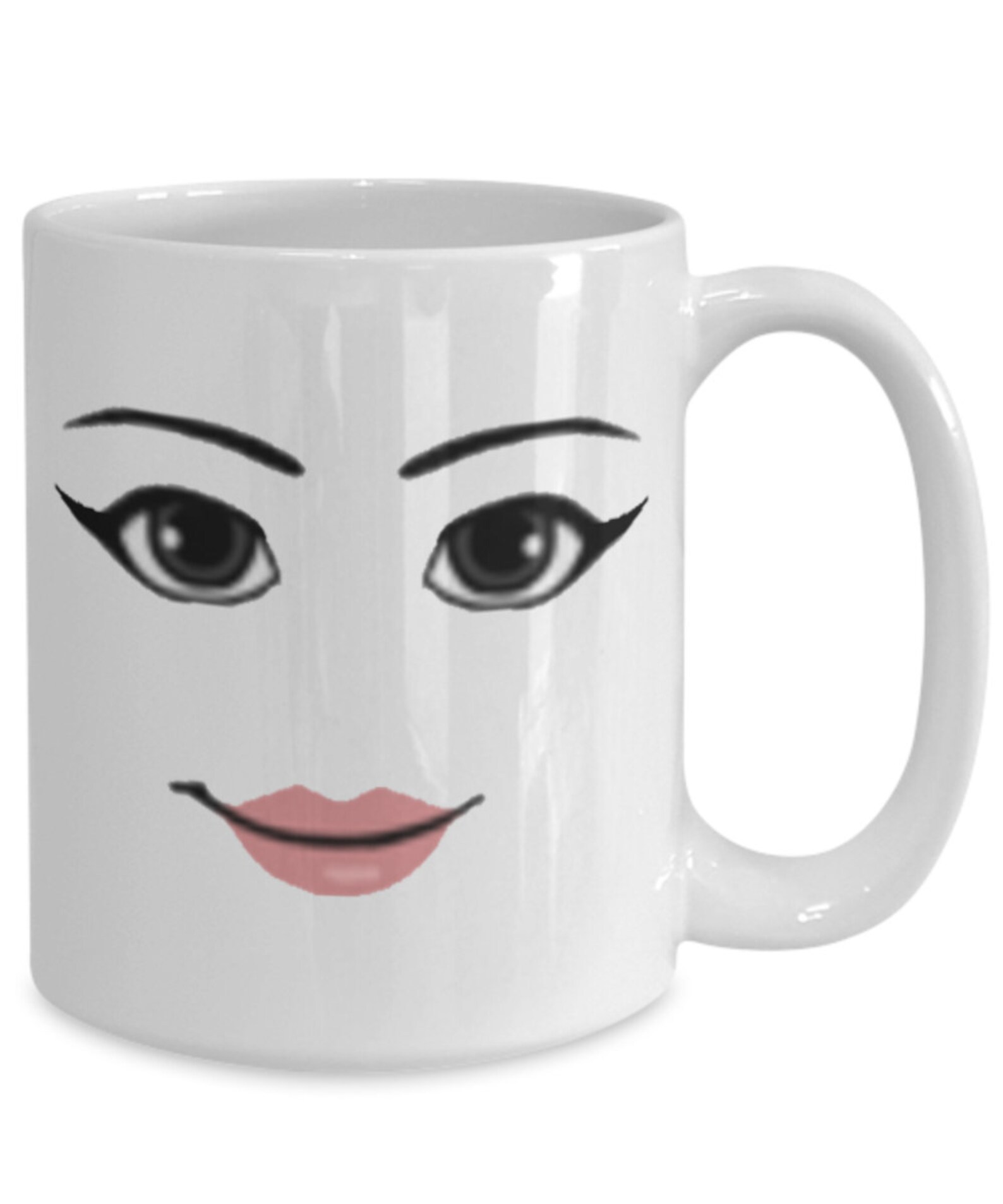 Roblox Girl Mug, Roblox Woman Mug, Roblox Woman Face, Roblox Girl Block ...