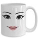 Roblox Girl Mug, Roblox Woman Mug, Roblox Woman Face, Roblox Girl Block ...