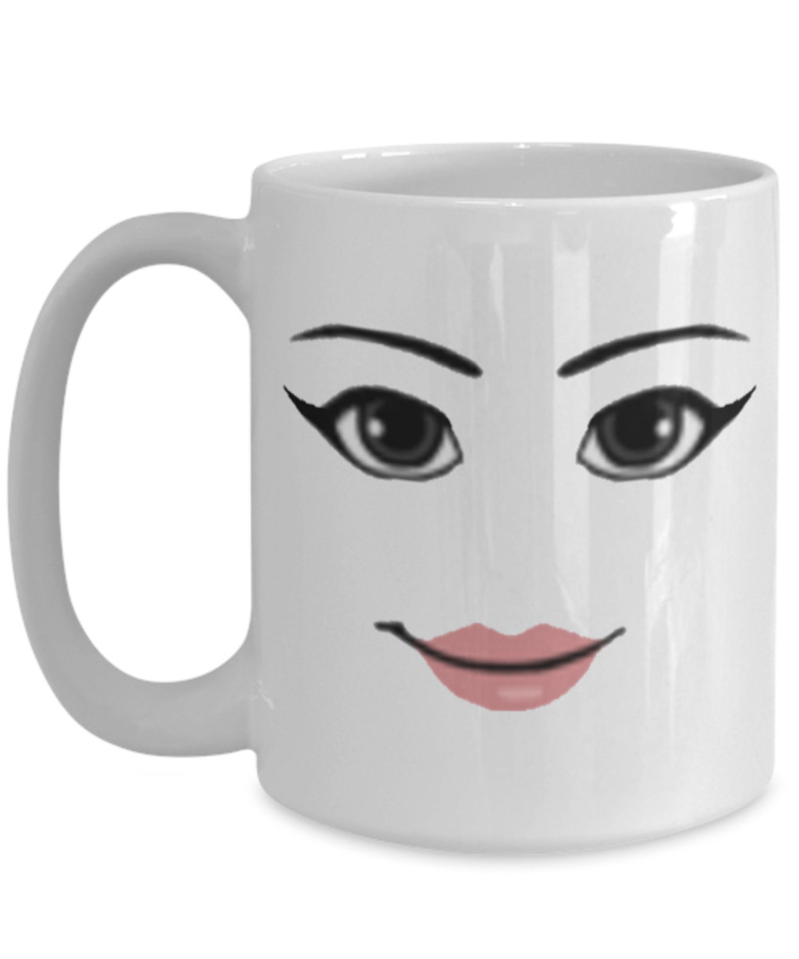 Roblox Girl Mug, Roblox Woman Mug, Roblox Woman Face, Roblox Girl Block ...