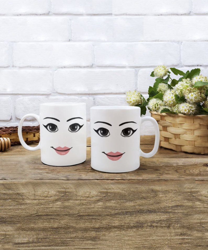 Roblox Girl Mug, Roblox Woman Mug, Roblox Woman Face, Roblox Girl Block ...