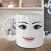 Roblox Girl Mug, Roblox Woman Mug, Roblox Woman Face, Roblox Girl Block ...