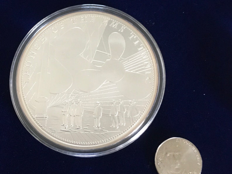 Titanic Tribute Set Complete Collection Pad Print or Spot Gold Coins ...