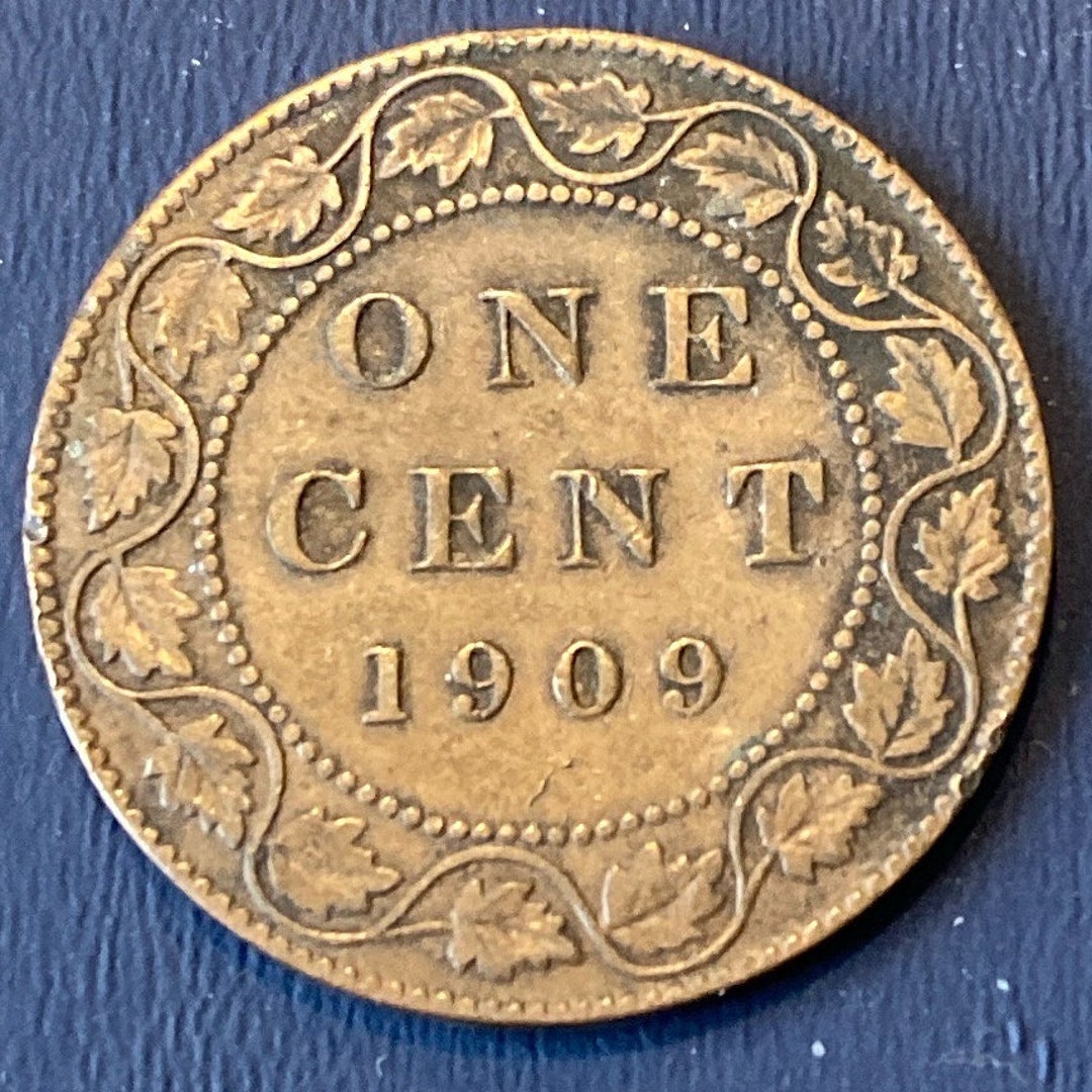 1909 Canada One Cent UK King Edward VII - Etsy