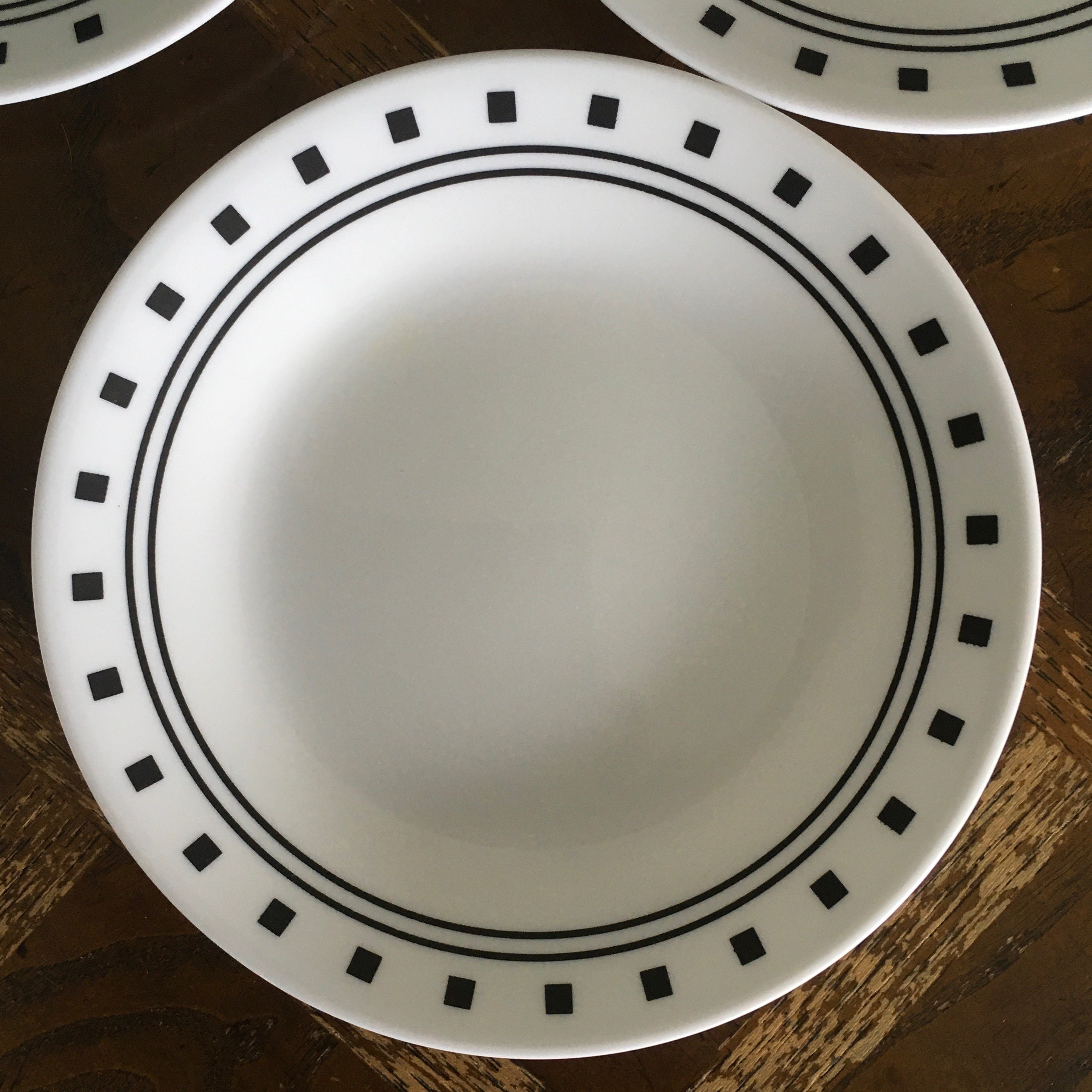 Corelle Corning City Block Small Plates set of Five Vintage - Etsy