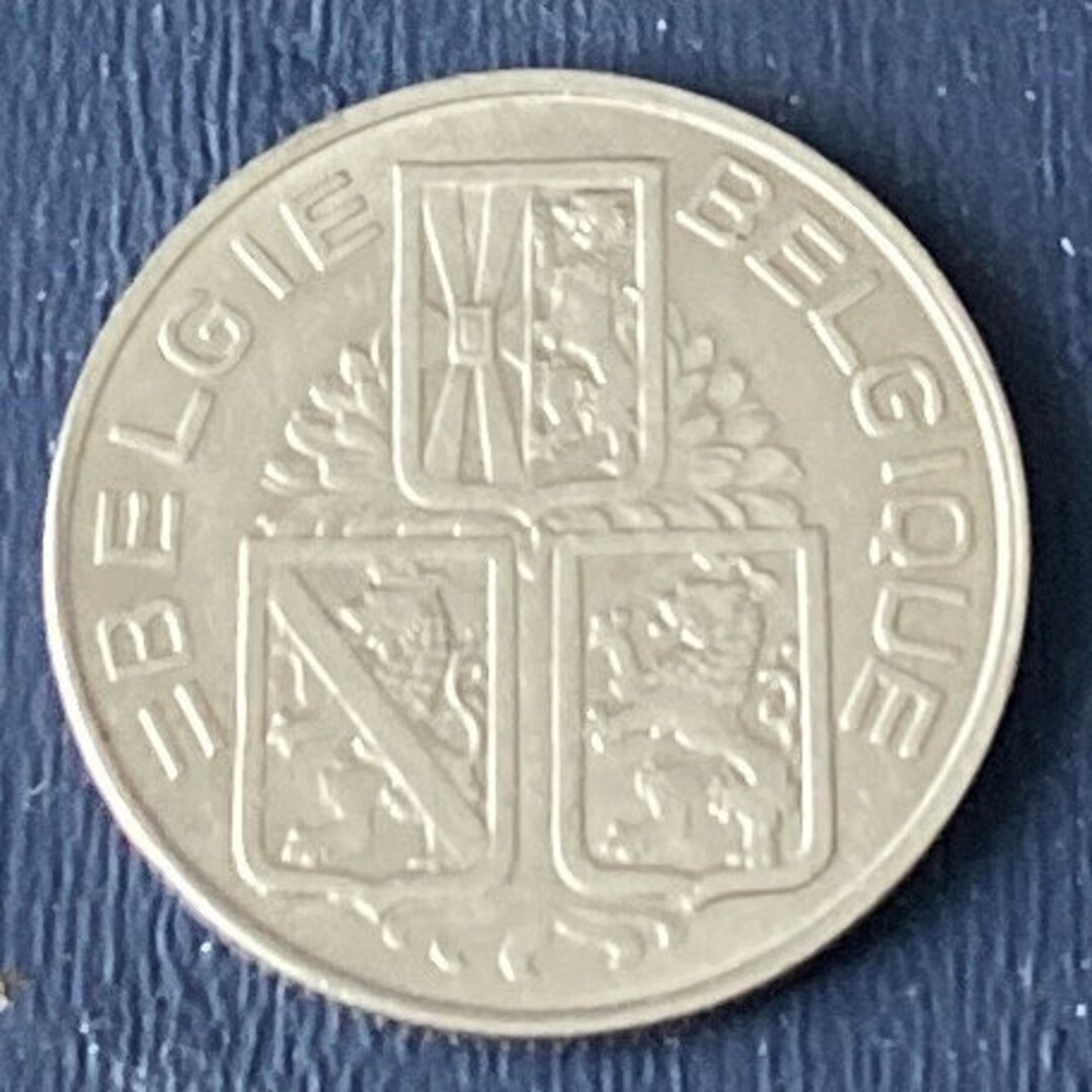 1940 Belgium 1 Franc Coin - Etsy