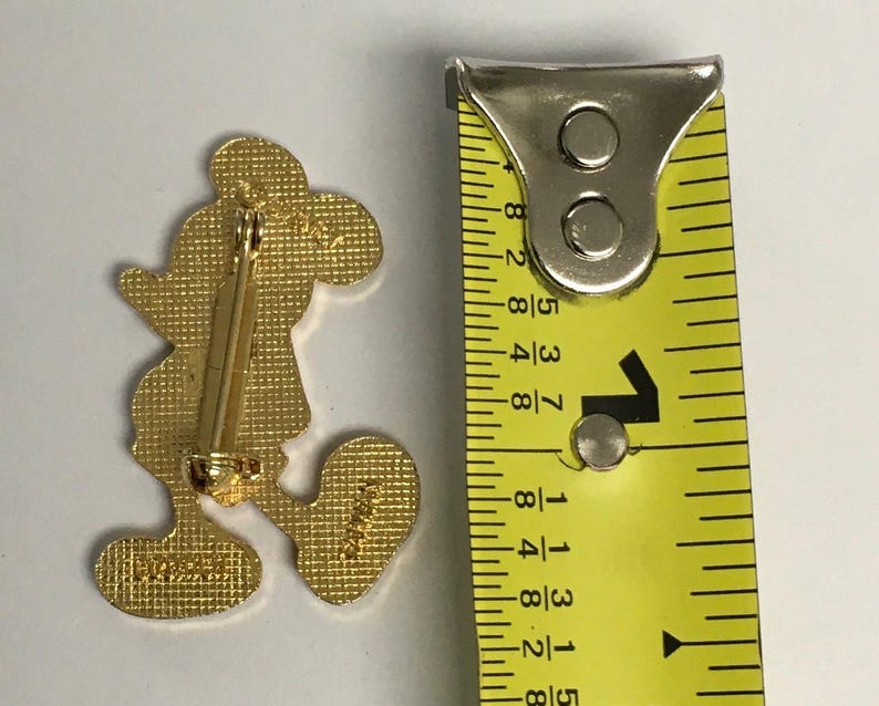 Mickey Mouse Enamel Pin Vintage - Etsy