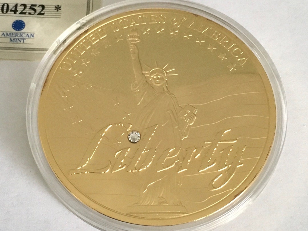 Symbols of Freedom Statue of Liberty Proof American Mint Coin - Etsy