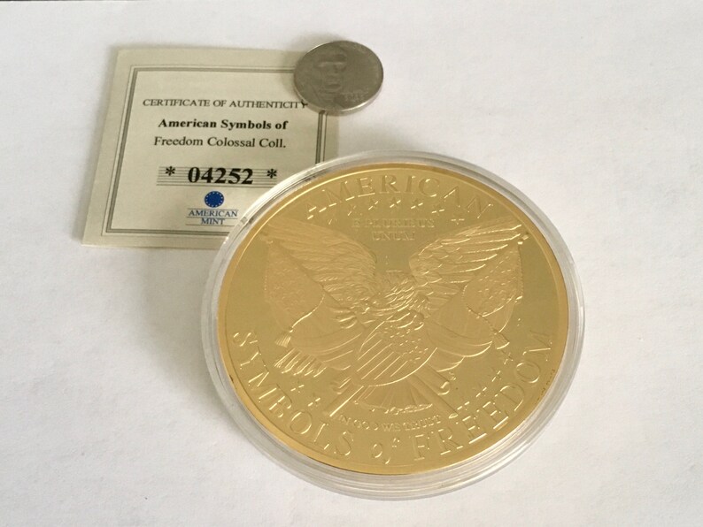 Symbols of Freedom Statue of Liberty Proof American Mint Coin - Etsy
