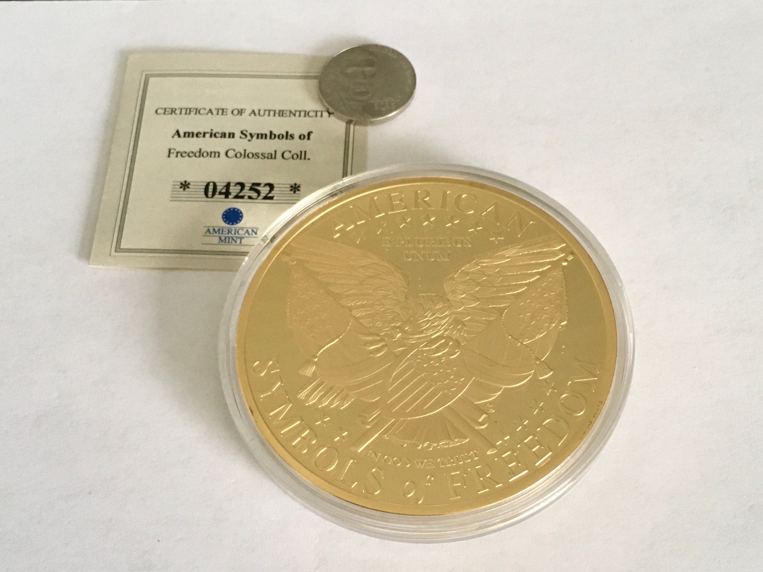 Symbols of Freedom Statue of Liberty Proof American Mint Coin - Etsy